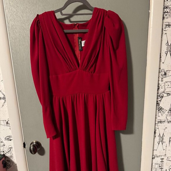 Pinup Couture | Dresses | Laura Byrnes Pinup Girl Clothing Xs Red Dress ...